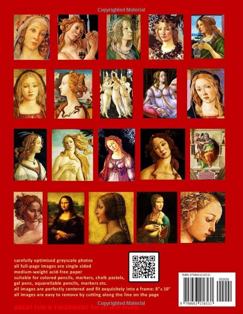 renaissance michelangelo coloring pages for kids