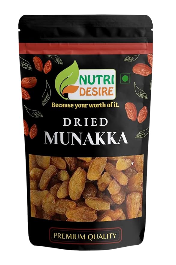 NUTRI DESIRE Munakka Dry Fruits Afghani Large Munakka Raisins Grade ...