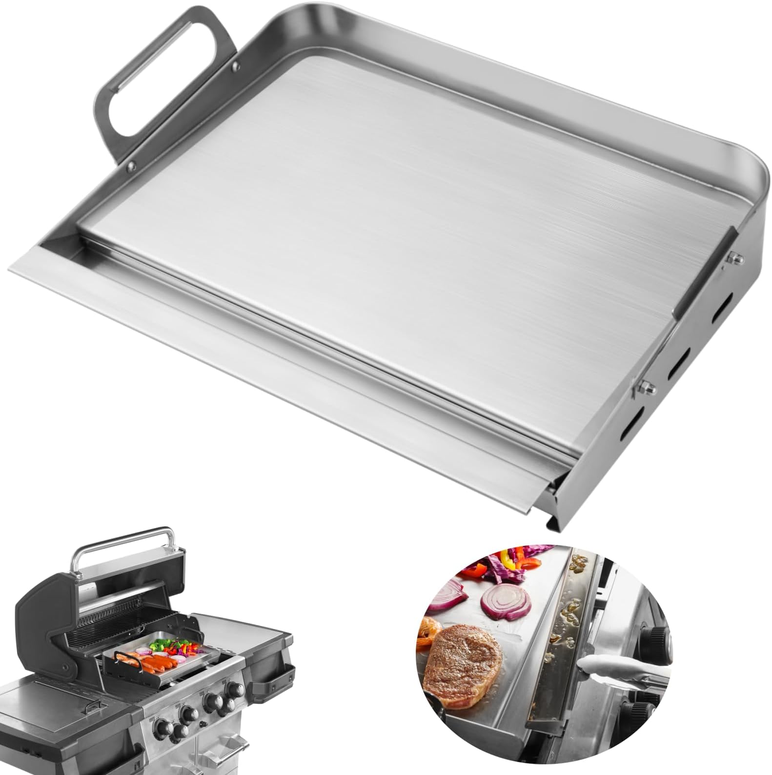 Amazon.com : Solaire Stainless Steel Griddle Plate for Solaire 30, 42 ...