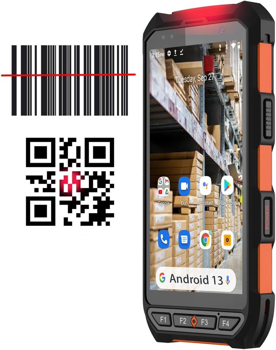 Amazon.com : Bix Android Barcode Scanner, 2025 Android 13 Mobile ...