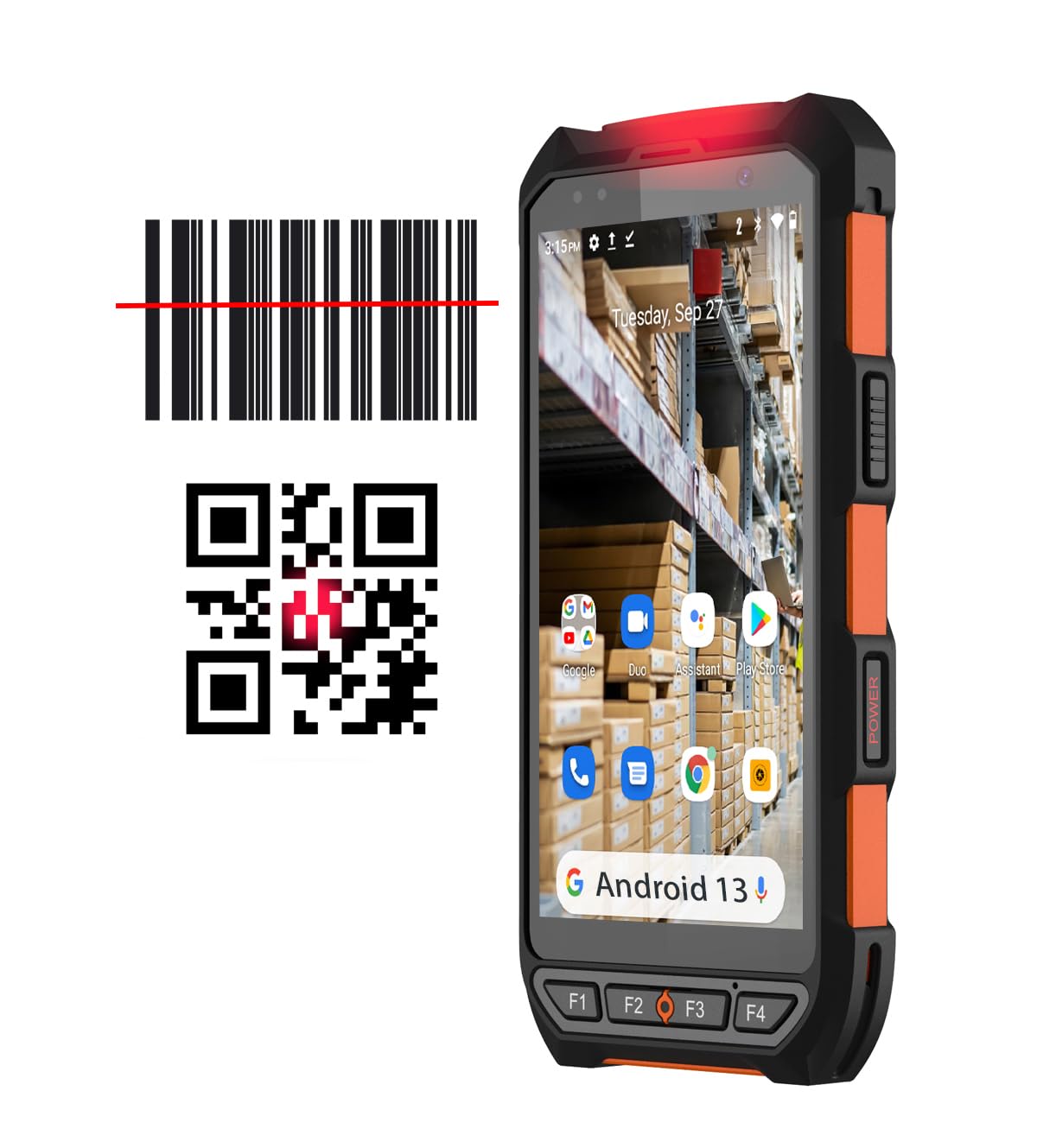 Amazon.com : Bix Android Barcode Scanner, 2024 Android 13 Mobile ...