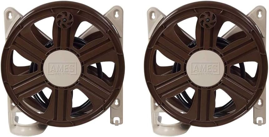 Amazon.com : AMES 2388340 ReelEasy Side Mount Reel, 100-Foot Hose ...