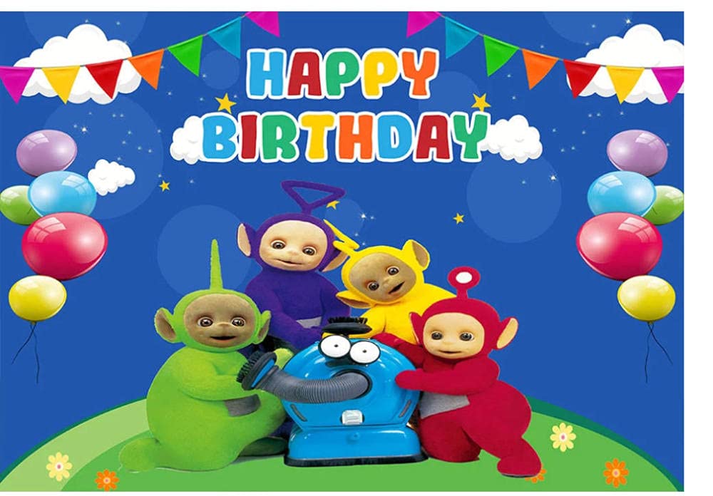 Buy 7×5 feet Vinyl Teletubbies Background Children Birthday Party ...