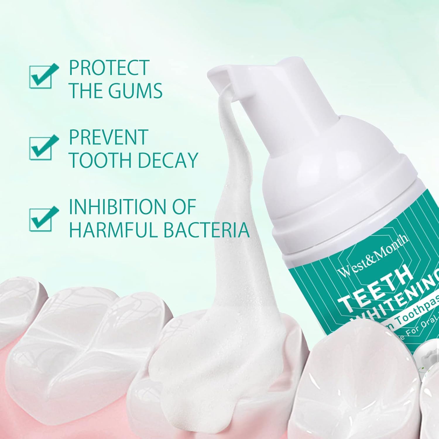 Buy 3 Pcs Teeth Whitening Mousse Foam Toothpaste, Ultra-fine Mousse ...