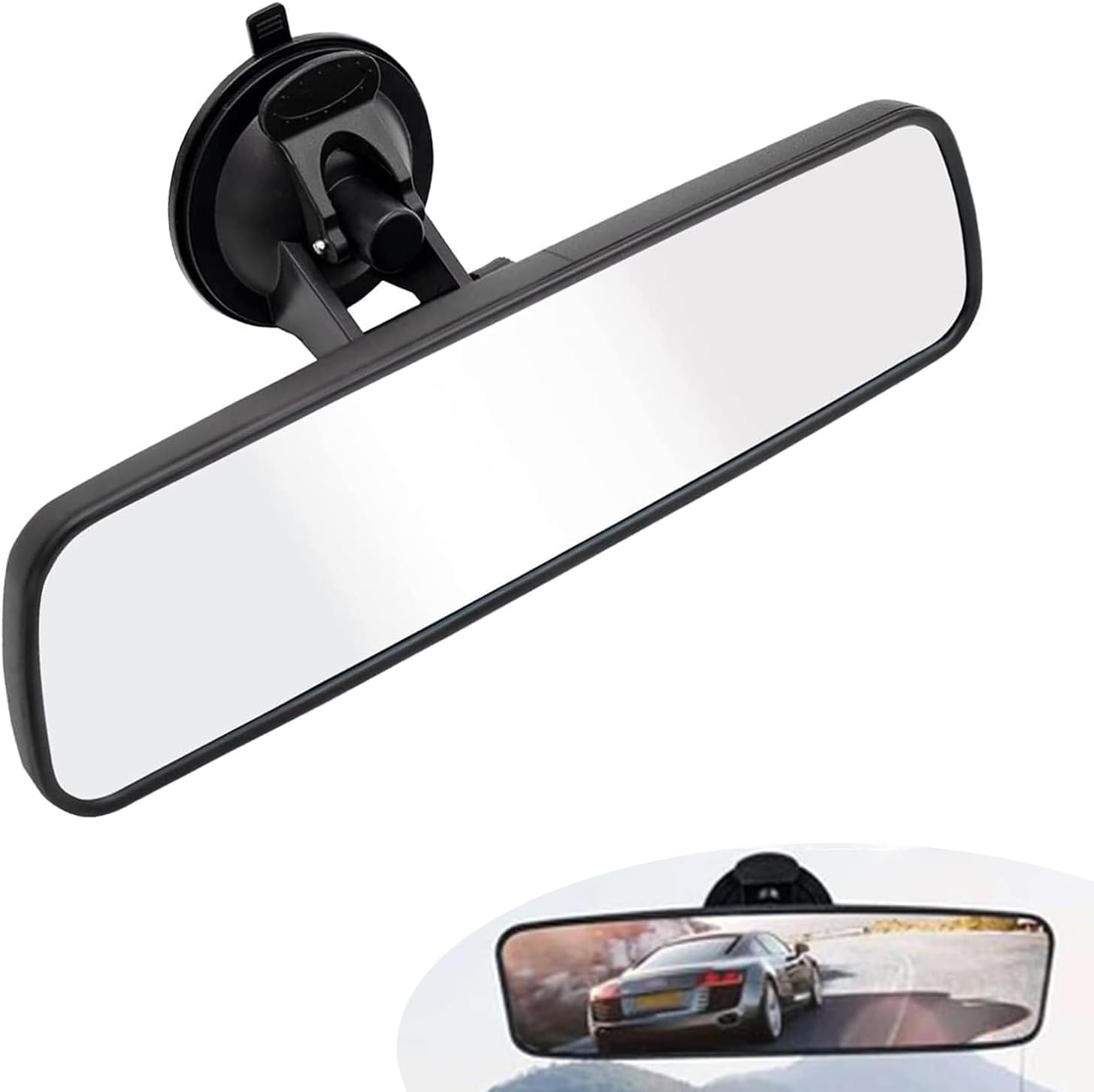 Amazon.com: cerfioo 1 PC Car Interior Mirror, Suction Cup Type Inside ...