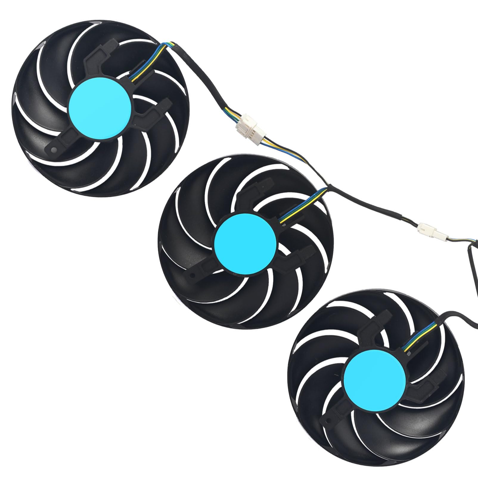 FDC10H12D9-C 87mm GPU Cooling Fan Replacement For Sapphire Pulse RX ...