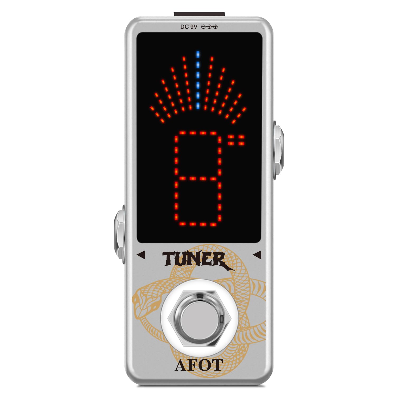 Amazon.com: AFOT Tuner Pedal,Chromatic Guitar Tuner Pedal Fast and ...