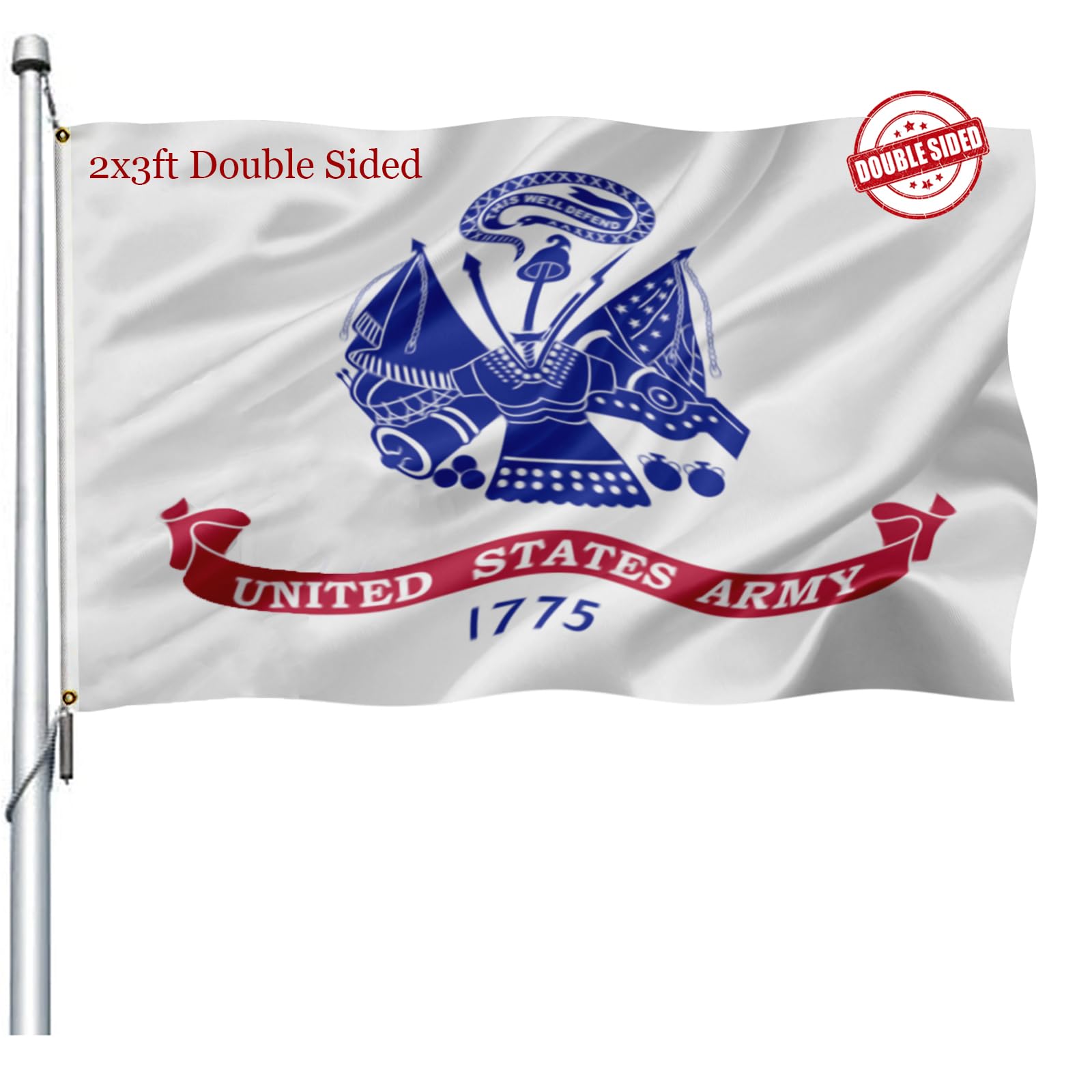 Snapklik.com : US Army Flag 2x3 Outdoor Double Sided- Heavy Duty United ...