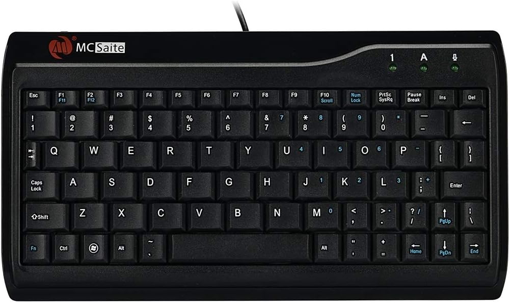Amazon.com: Keyboard MC Saite MC-8017 Wired 78 Keys Mini Multimedia ...