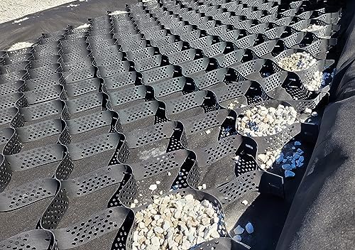 Amazon.com: GEOWEB Geocell Ground Grid Paver Kit - 4 inch Depth Gravel ...