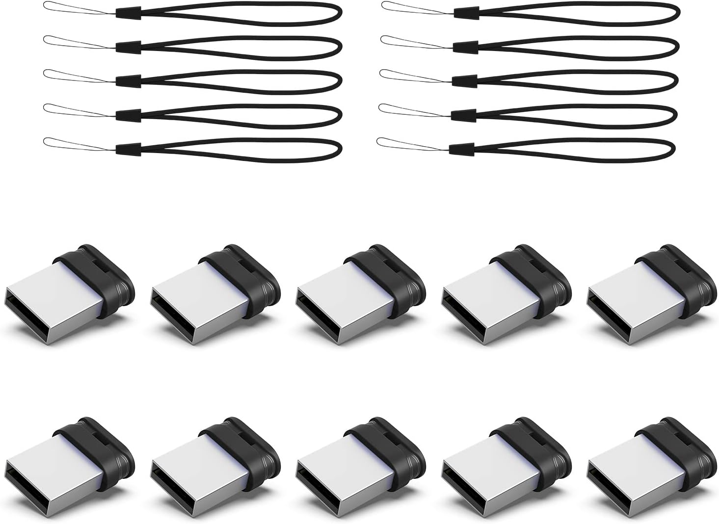 Amazon.com: K&ZZ 16GB Mini Flash Drive 10 Pack 16G Small USB Drive with ...