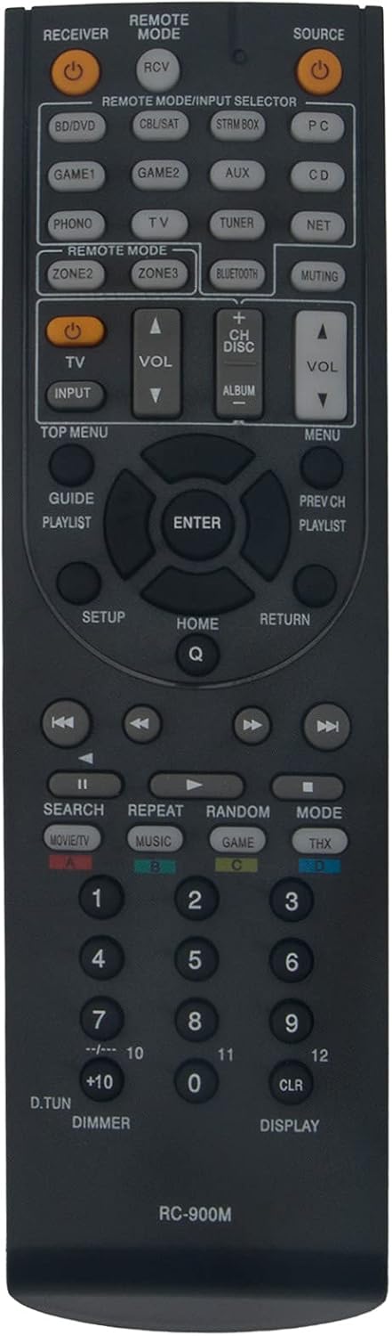 Amazon.com: RC-900M Remote Control Replacement - New RC900M Replace ...