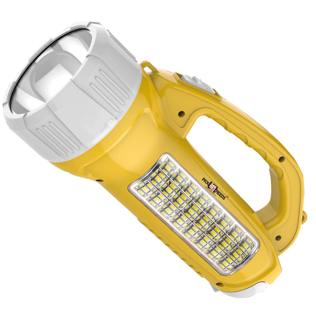 Pick Ur Needs Long Range Search Rechargeable Emergency Torch LED Light ...