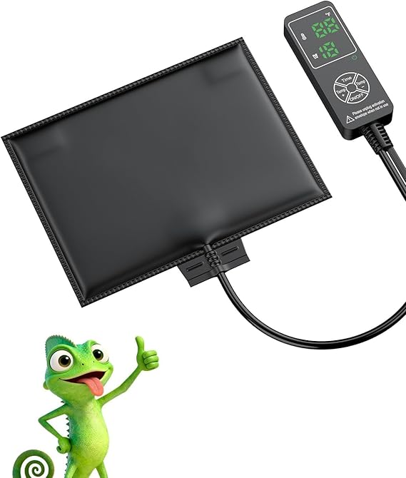 Amazon.com: Pawfly Reptile Heat Pad with Thermostat & Timer - Reptile ...