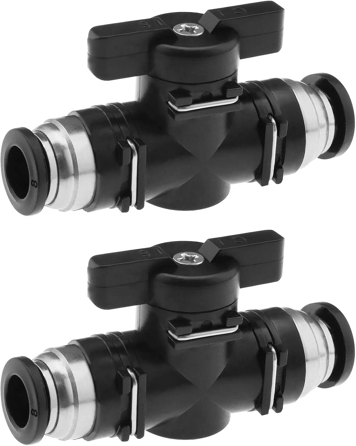 VGOL 2Pcs Pneumatic Valve Pneumatic Air Flow Control Valve Plastic ...