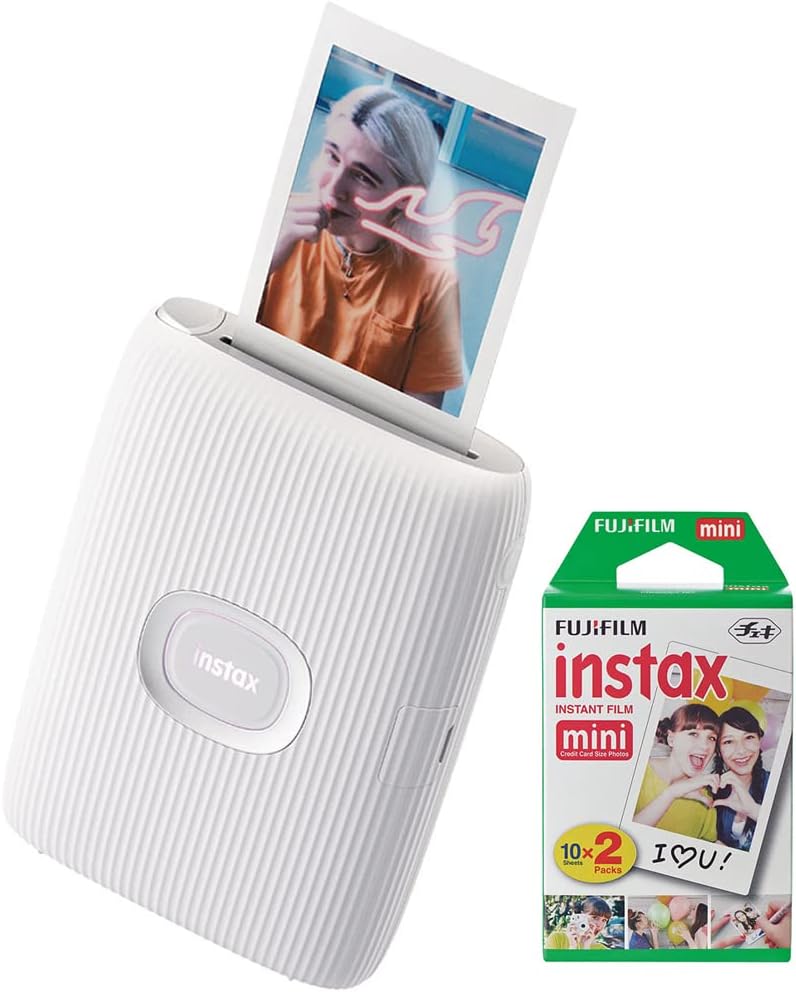 Amazon.com : Fujifilm Instax Mini Link 2 Smartphone Printer - Clay ...
