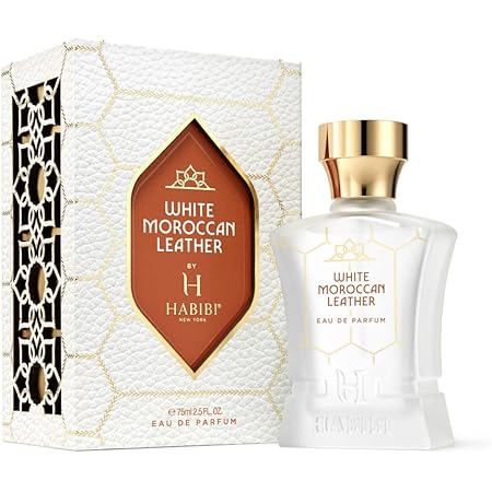 Amazon.com : H HABIBI White Moroccan Leather Cologne for Men - Smooth ...