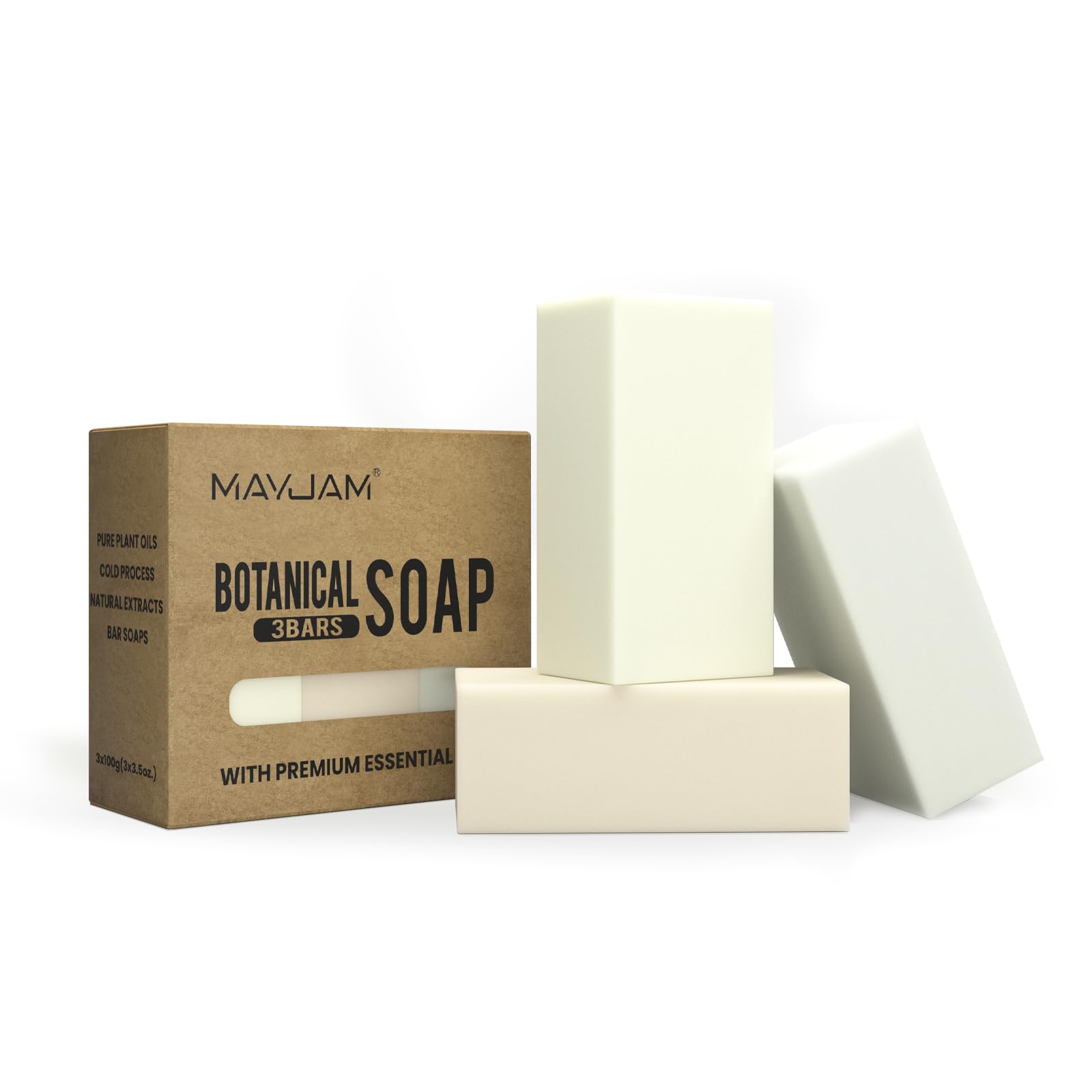 Amazon.com : 3 Pack Essential Oil Soap Bars, Pure Plant Body Soap Bar ...