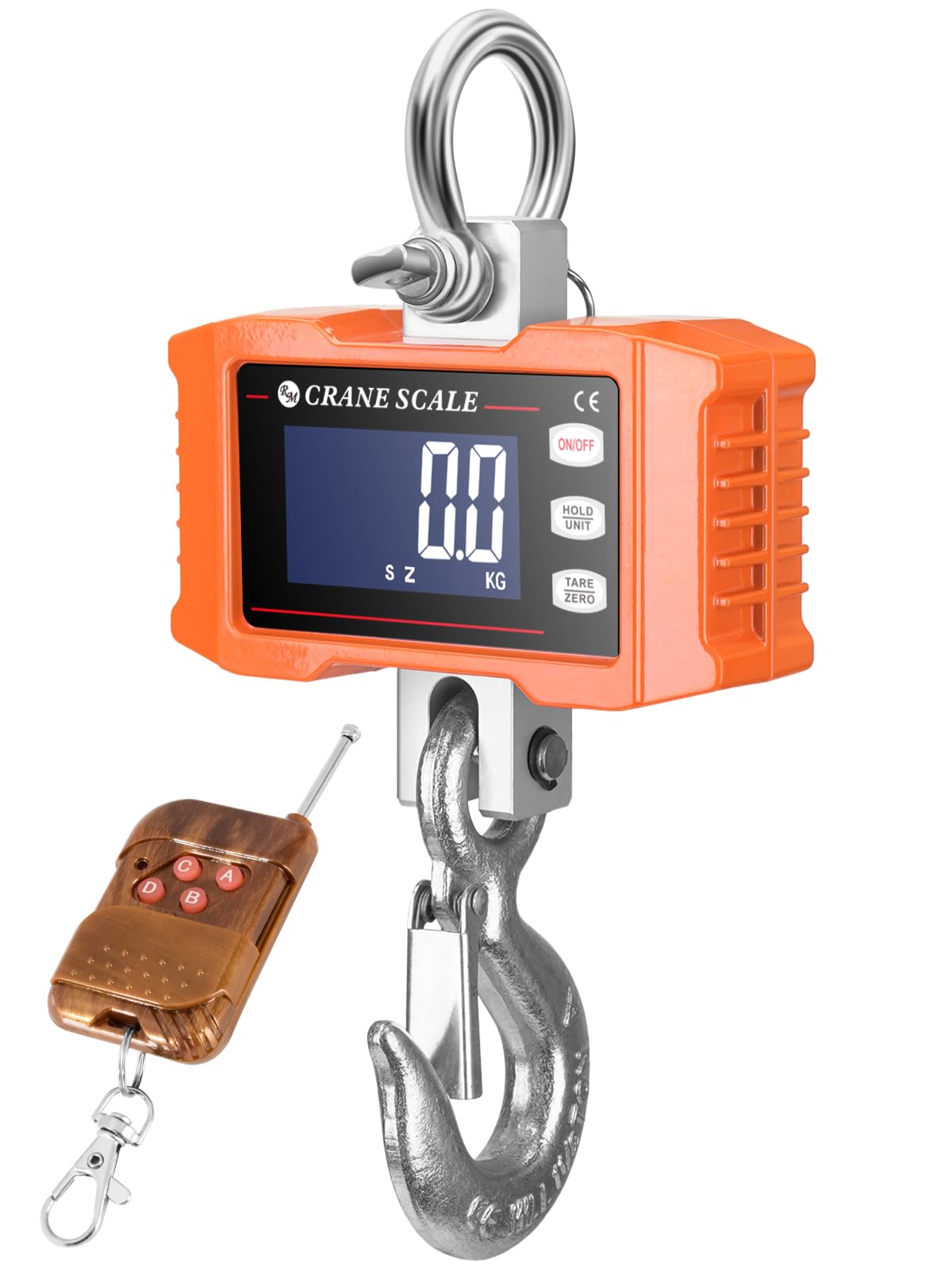 S For Body Weight RoMech 660lb Digital Hanging Scale - Portable Crane ...