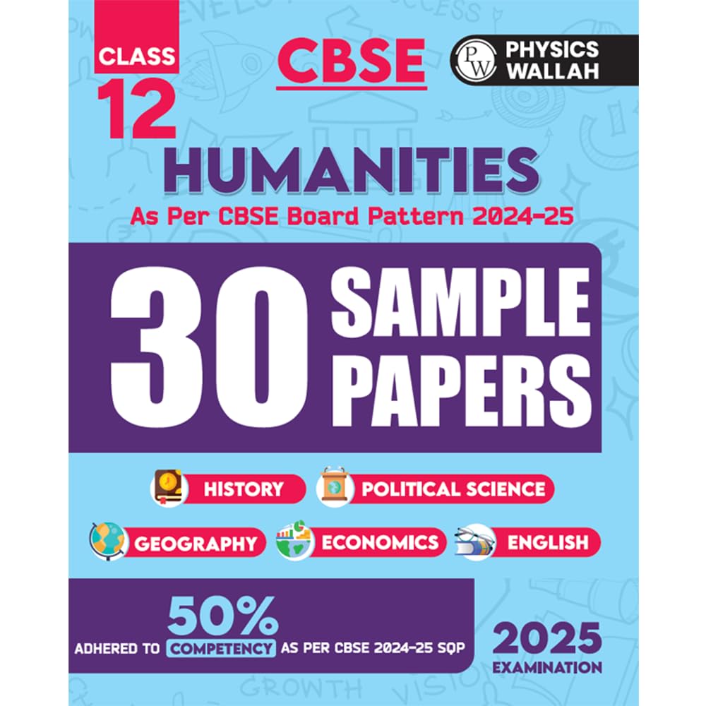 PW CBSE Class 12 Humanities Stream Combined 30 Sample Papers For 2024 ...