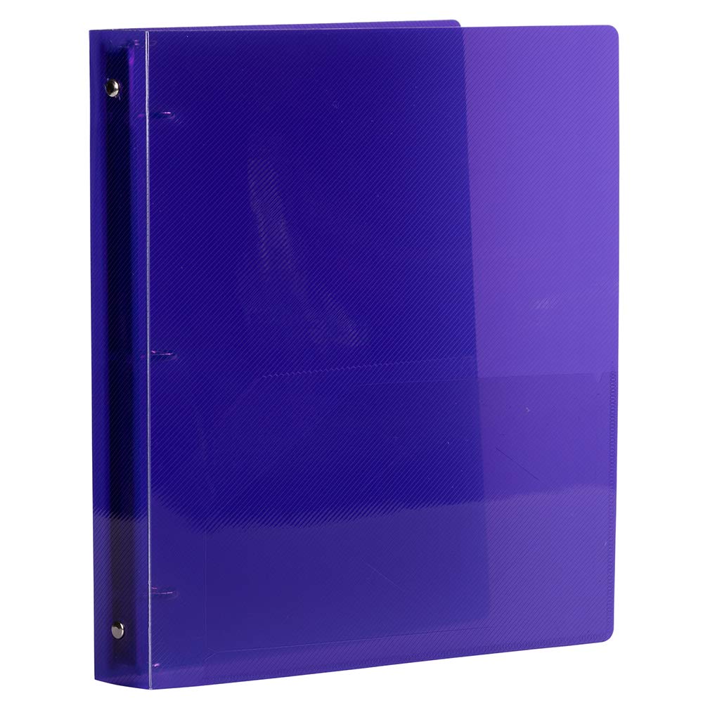 Snapklik.com : JAM PAPER Plastic 1 Inch Binder
