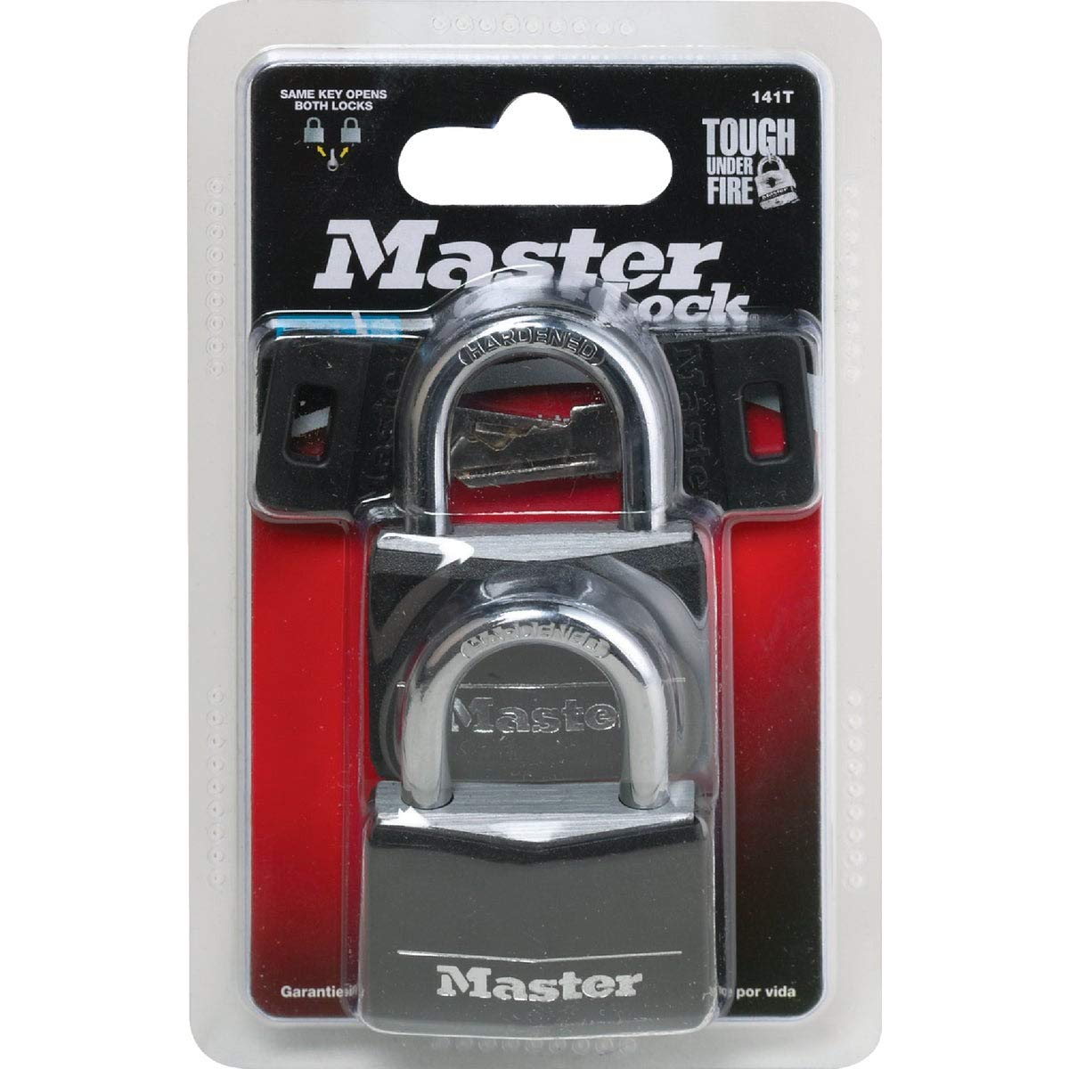 Snapklik.com : Master Lock 141t 1-9/16 Black Vinyl Covered Solid Body Padlocks