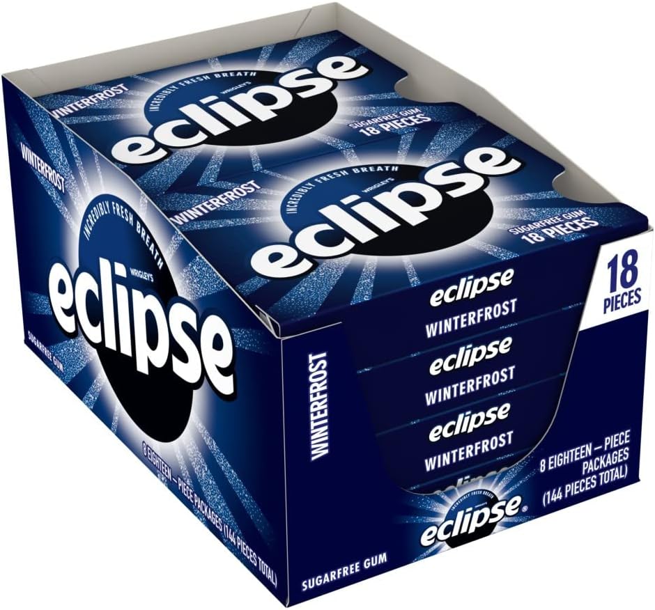 Amazon.com : Eclipse Gum Winterfrost 180 Piece 8.8 Ounce (Pack of 2) : Grocery & Gourmet Food