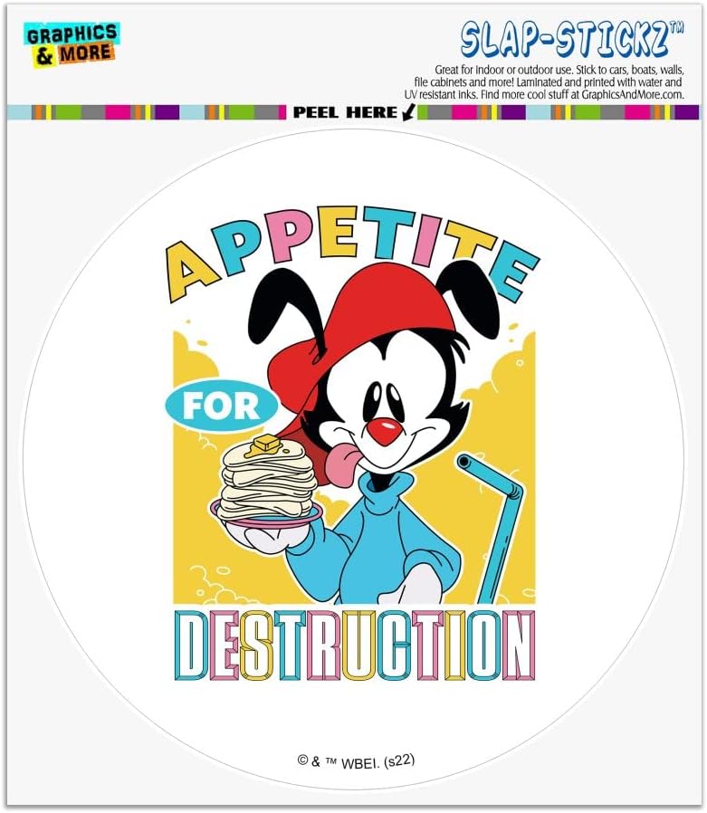 Amazon.com: GRAPHICS & MORE Animaniacs Appetite for Destruction ...