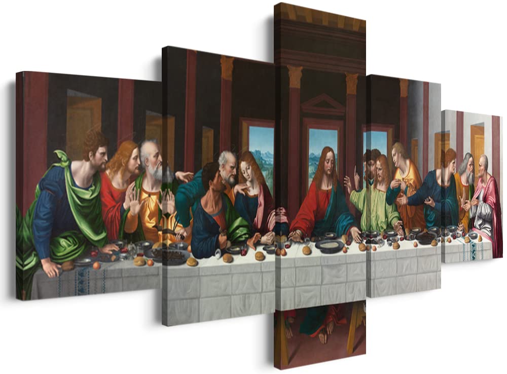 Buy Last Supper Wall Art Jesus Leonardo Da Vinci The Last Supper Painting Christian Art ...
