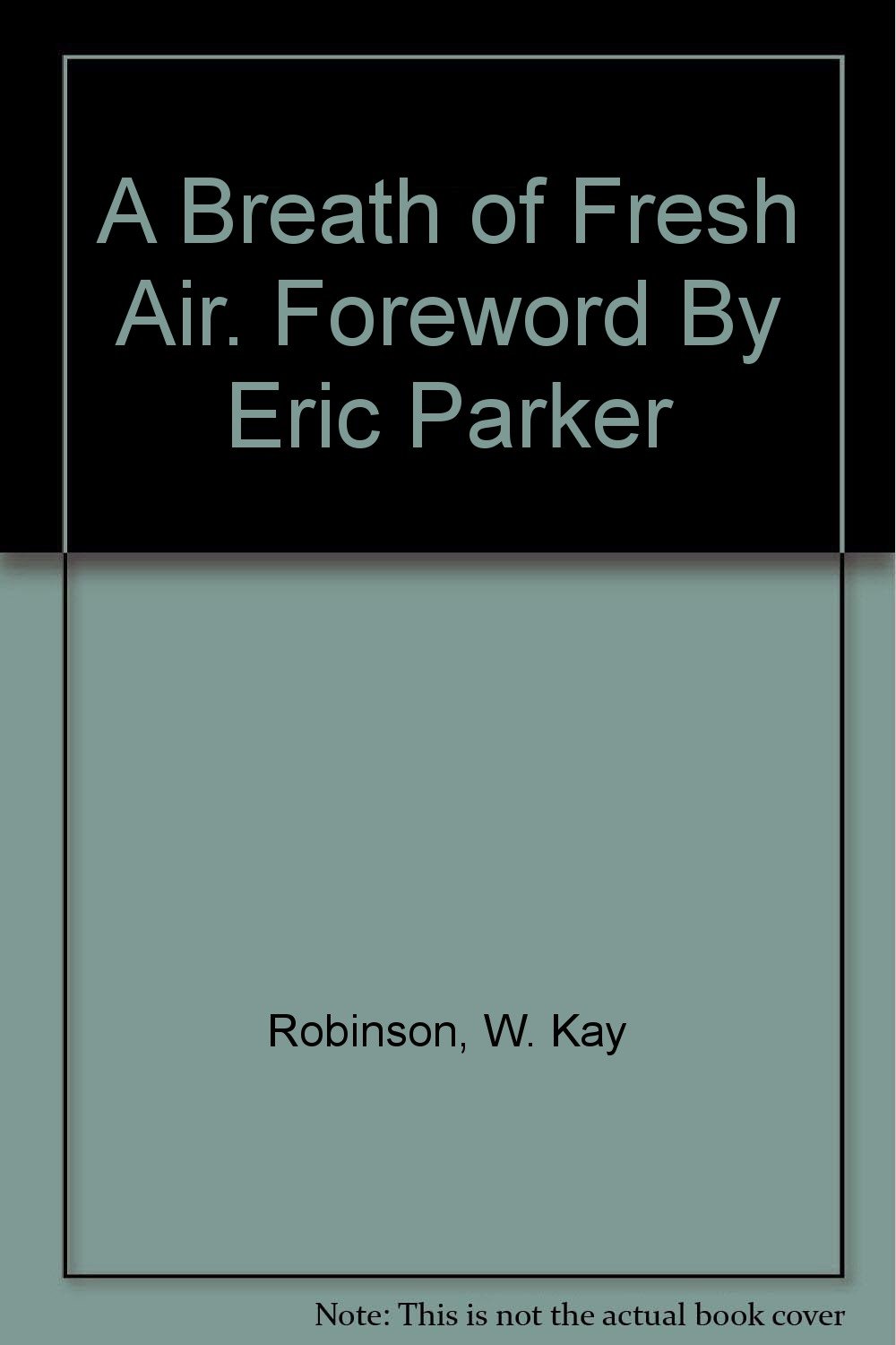 Breath of Fresh Air: Robinson, W. Kay, Fullerton, L.: 9781857862607 ...
