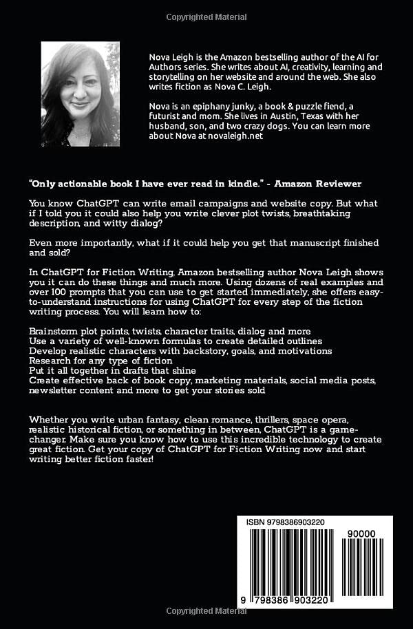 Snapklik.com : Chat GPT For Fiction Writing: How To Build Better ...