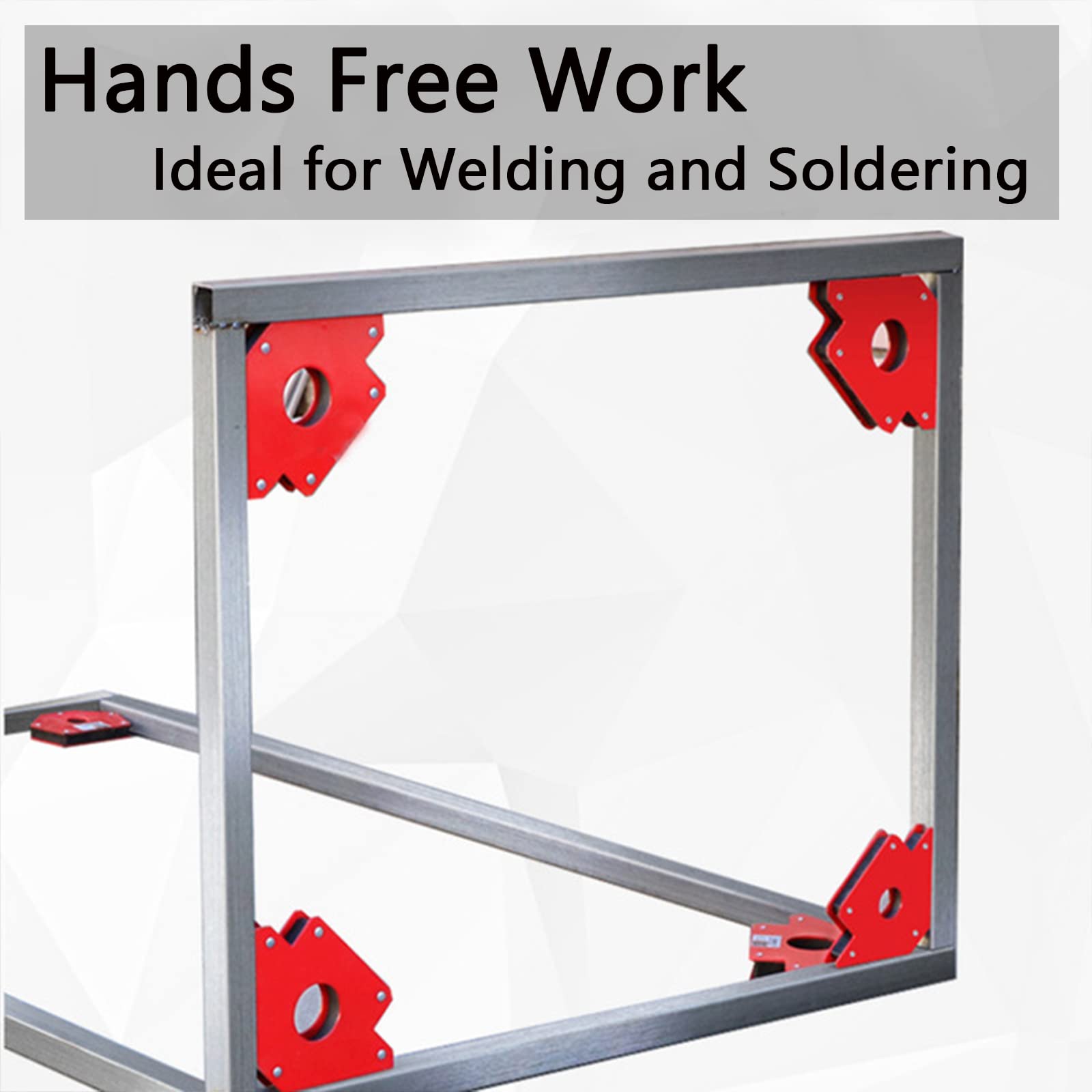 Snapklik.com : 6PC Arrow Welding Magnet, 50LB Strength Magnetic Welding ...