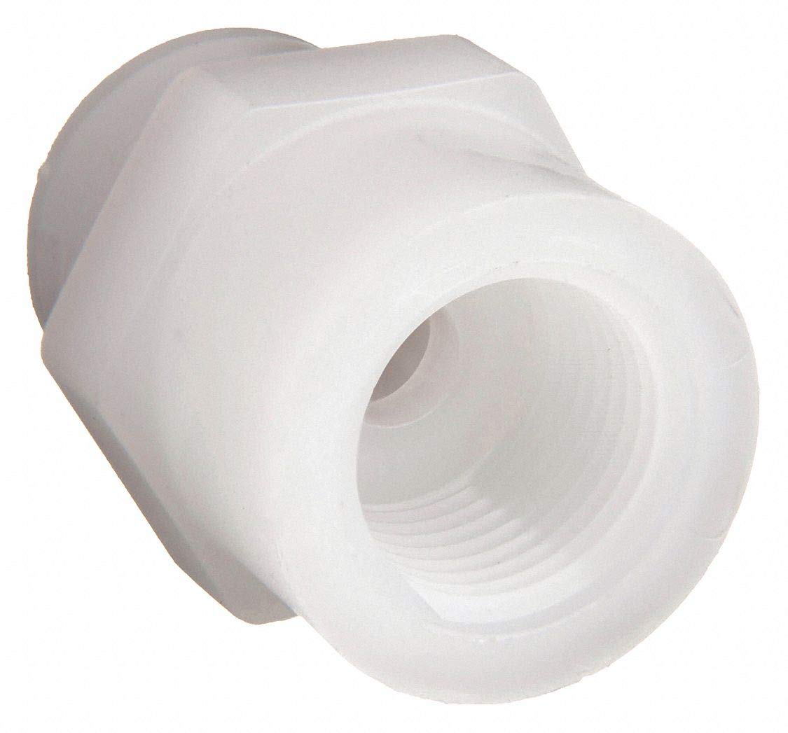 Parker F4FC4 Adapter, Kynar, 1/4" Tube x 1/4" FNPT: Amazon.com ...