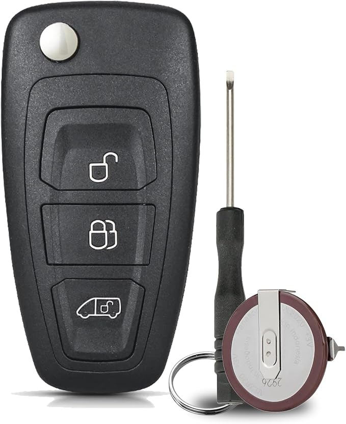 3 Buttons Car Key Fob Case For Ford Transit Custom Key Ford Transit MK8 ...
