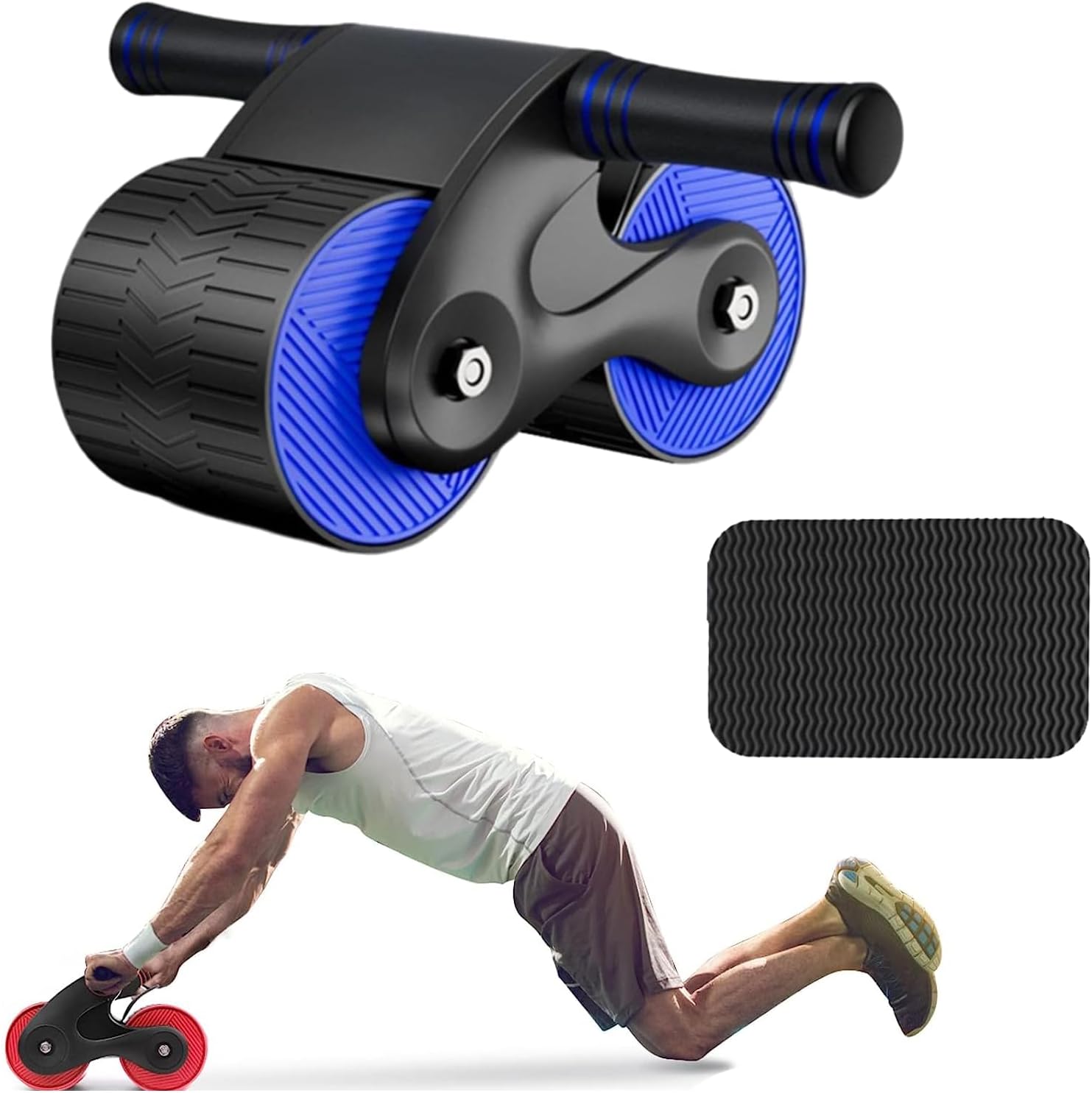 Amazon.com: Automatic Rebound Abdominal Wheel Kit with Knee Pad ...