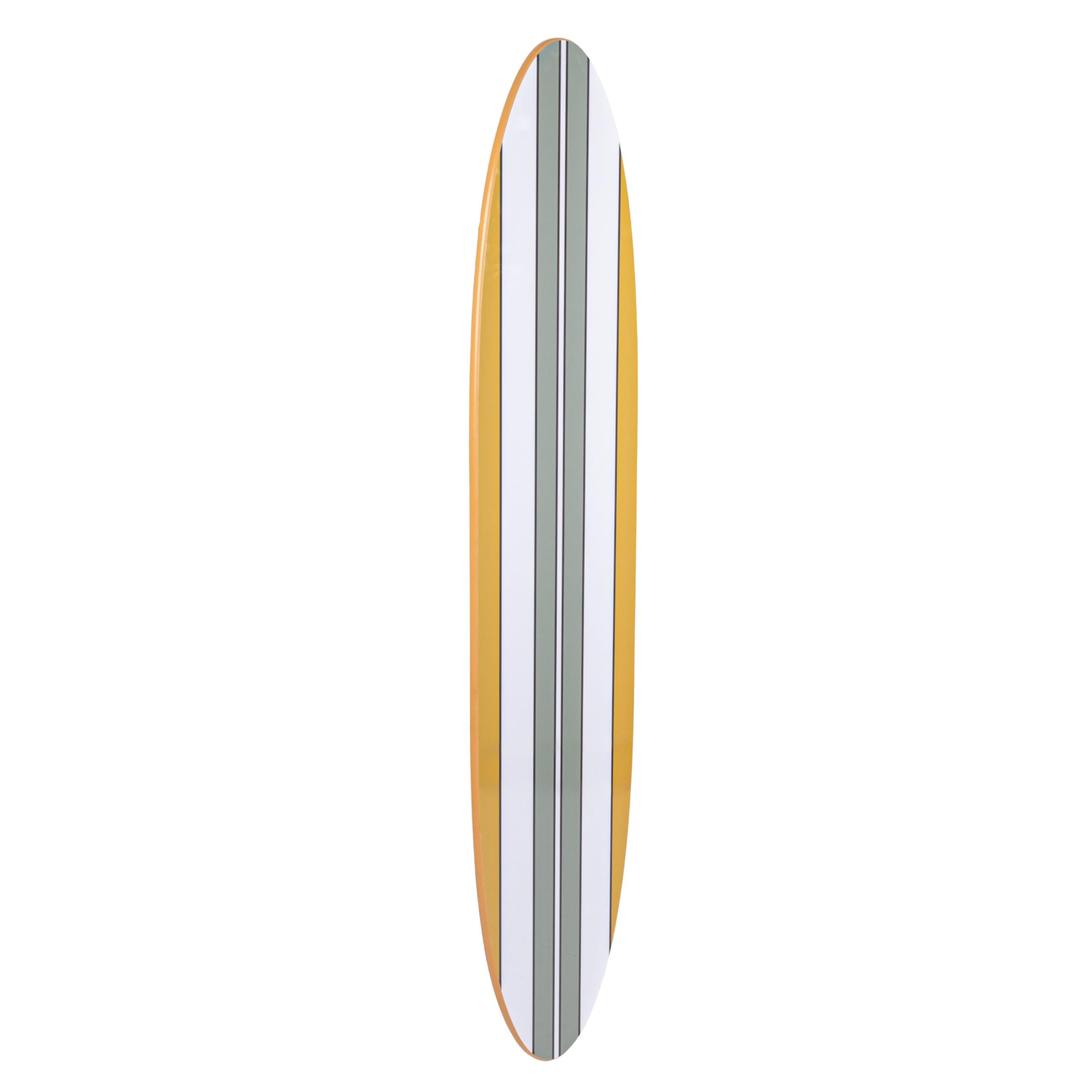 Amazon.com: Creative Co-Op 65.5 Inches Reclaimed Wood Striped Surfboard ...