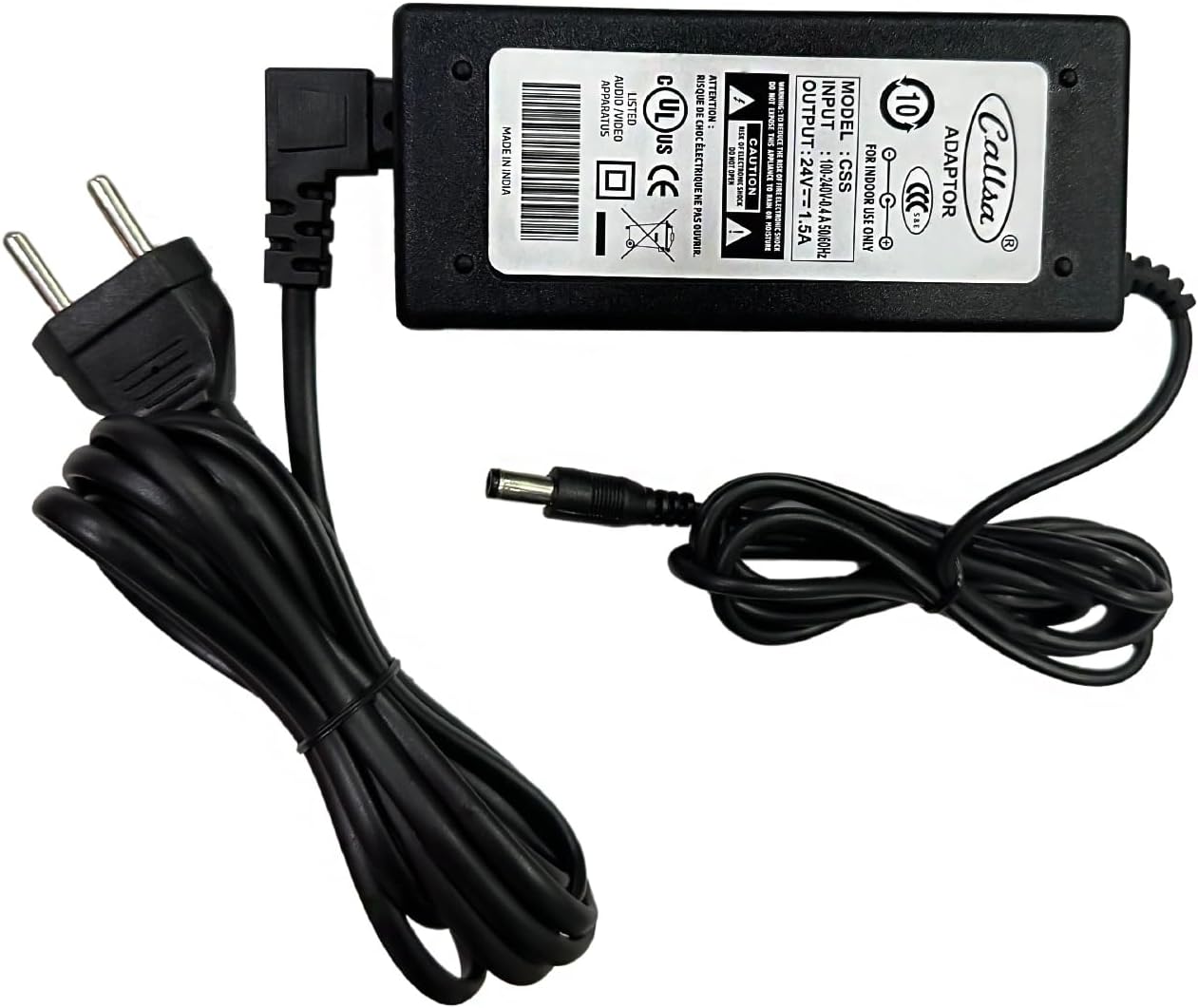 Callsa 24 Volt 1.5 Amp Power Adapter, Power Supply, SMPS (Input 220V ...