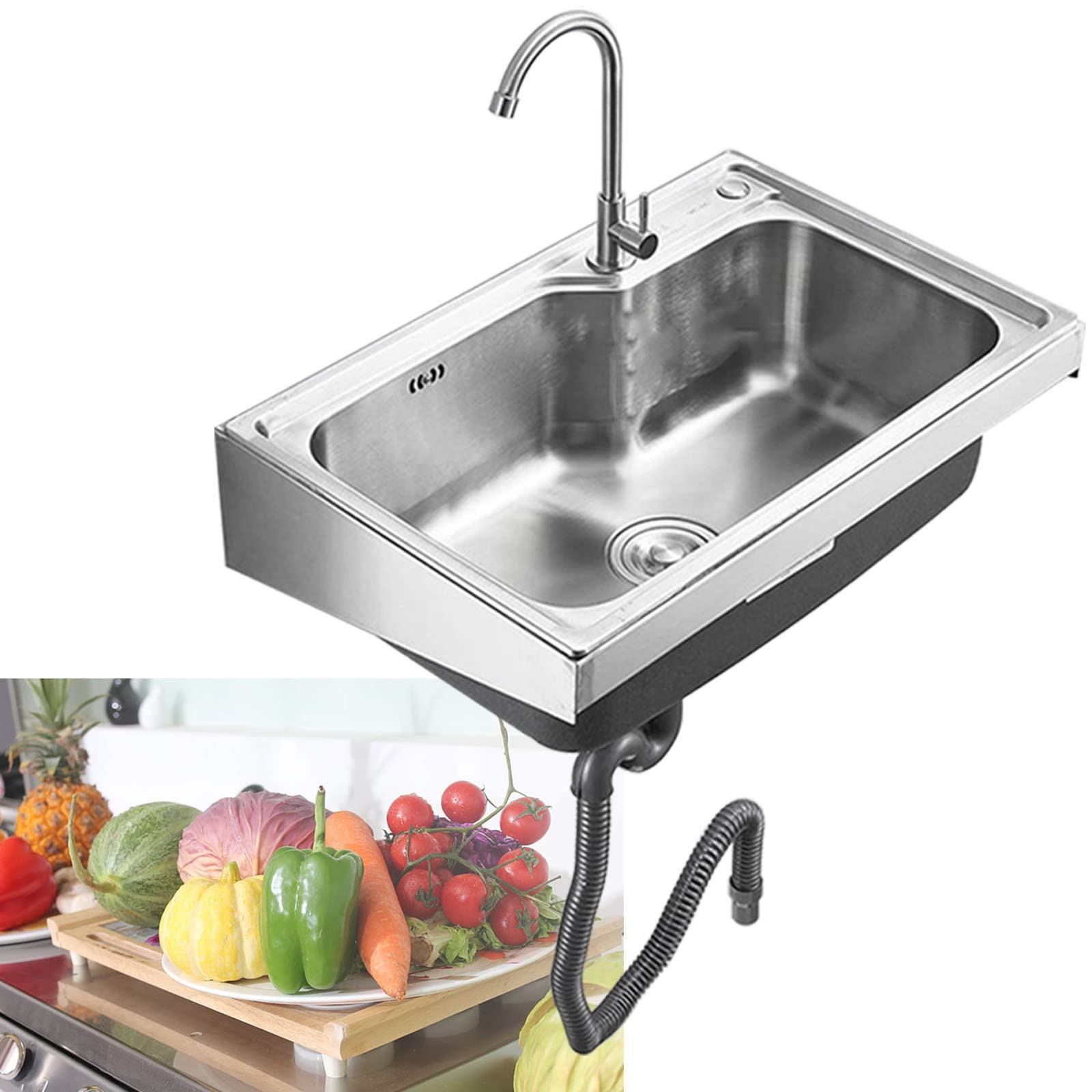 Stainless Steel Wall Mount Utility Sink Elkay 18 X 15.9 In Wall Mount