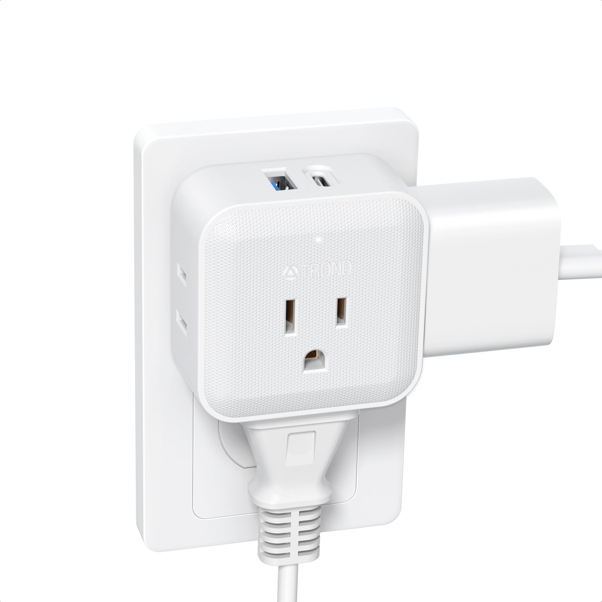 Amazon.com: TROND Multi Plug Outlet Extender - 4 Outlet Splitter with 2 ...