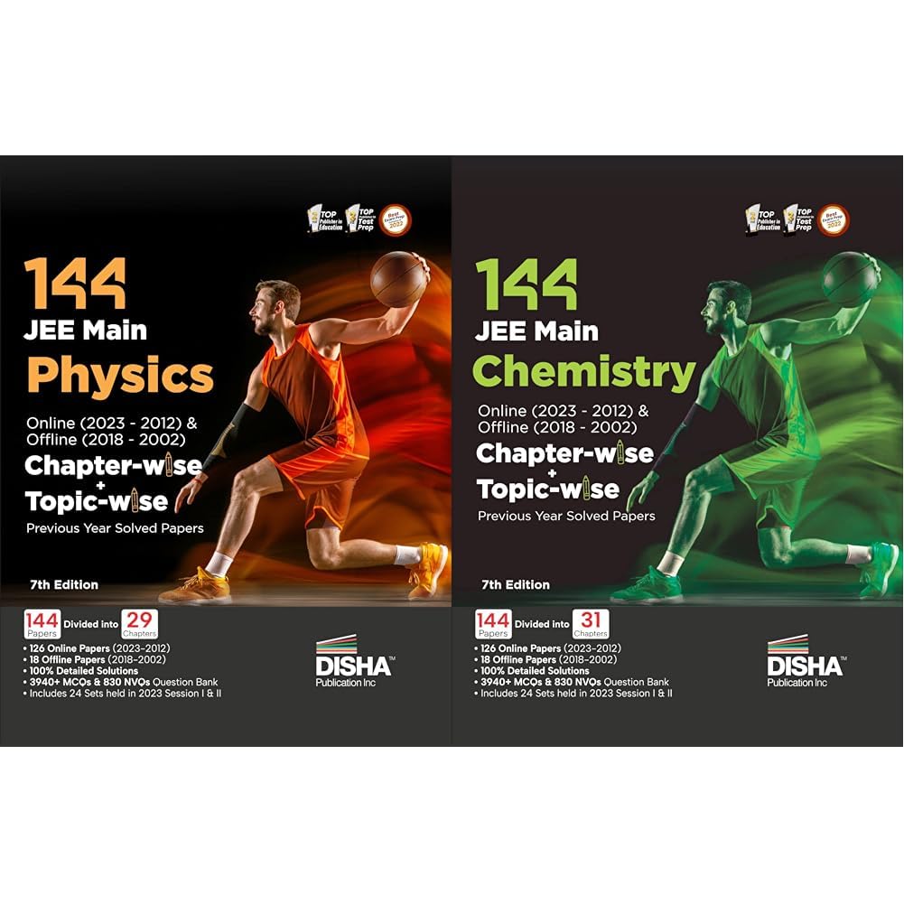 Buy Disha 144 JEE Main Physics Solved Papers 7th Edition & Disha 144 ...
