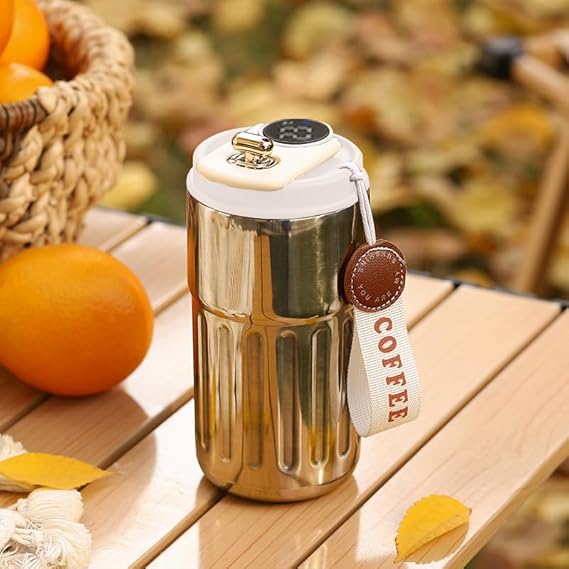 Amazon.com: ZMHQLPDZ Travel Mug, 12oz Stainless Steel Vacuum Insulated ...