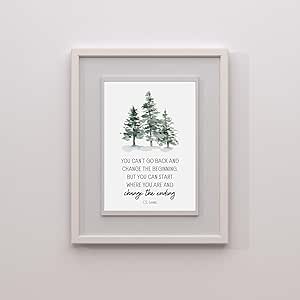 Amazon.com: Cs Lewis Quote, Inspirational Wall Print, Motivational ...