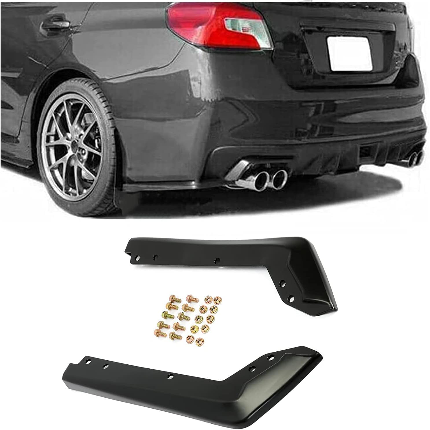 Amazon.com: cciyu Front Lip Body Kit Fits for 2015-2020 for Subaru WRX ...