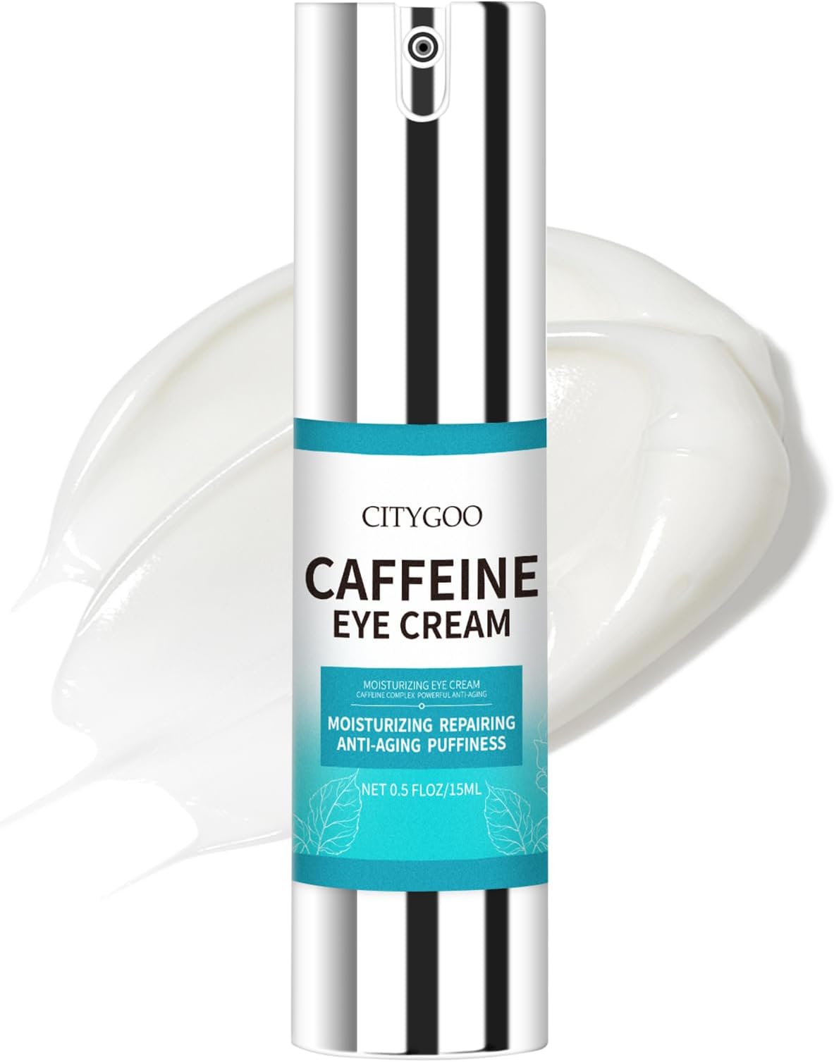 Amazon.com: CITYGOO Caffeine Eye Cream for Puffiness: Eye Cream Reduce ...