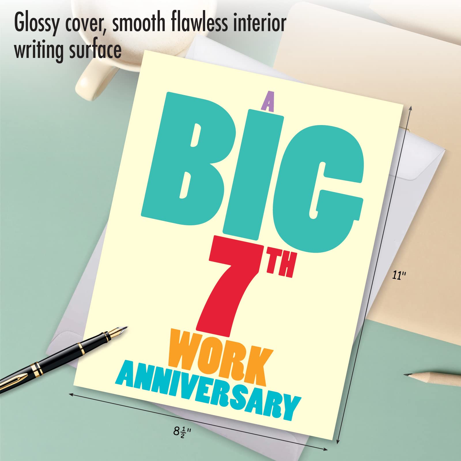 7th Work Anniversary Work Anniversary Template | PosterMyWall