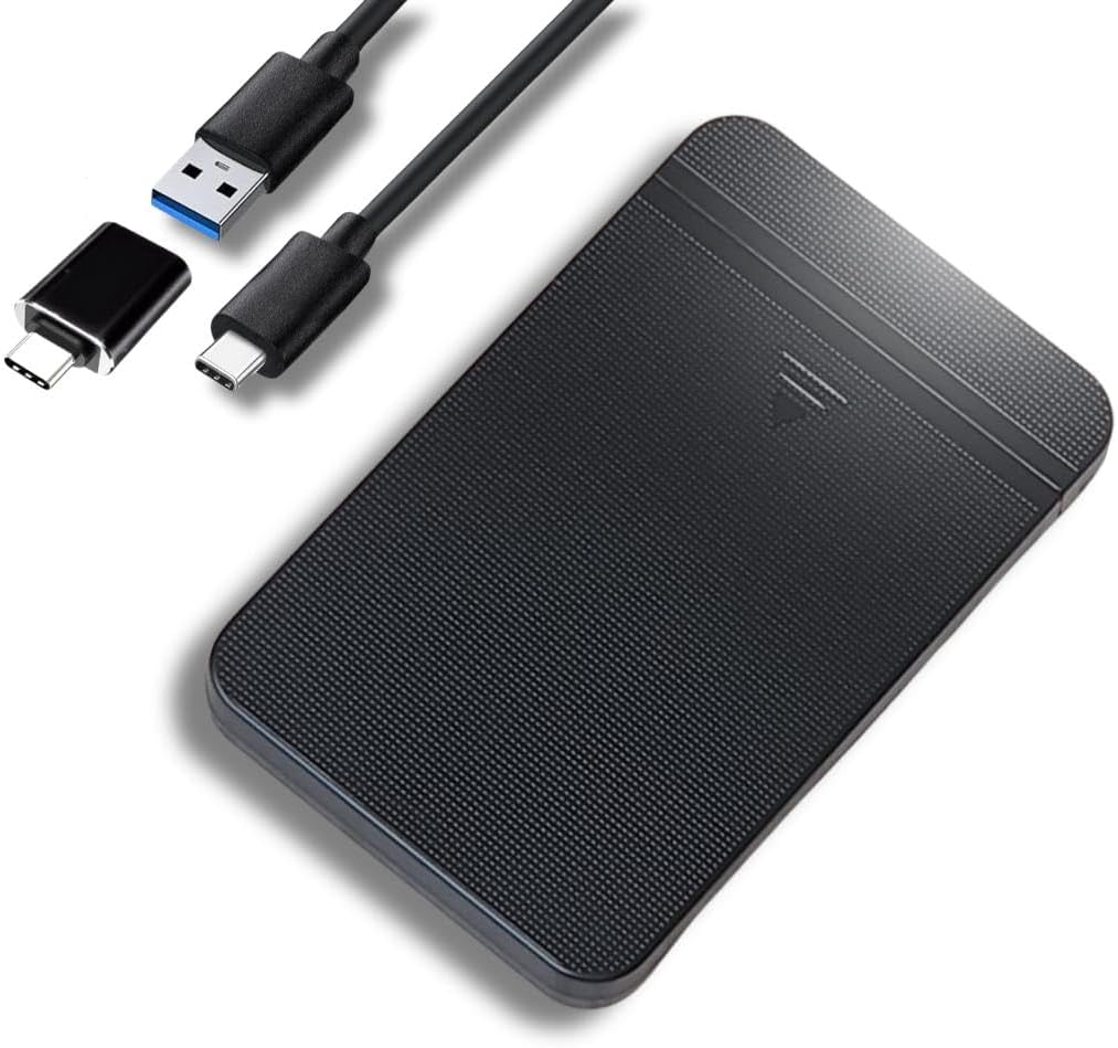 Amazon.com: ezekers Portable 500GB External Hard Drive HDD — USB 3.0 & USB C for PC, Mac ...