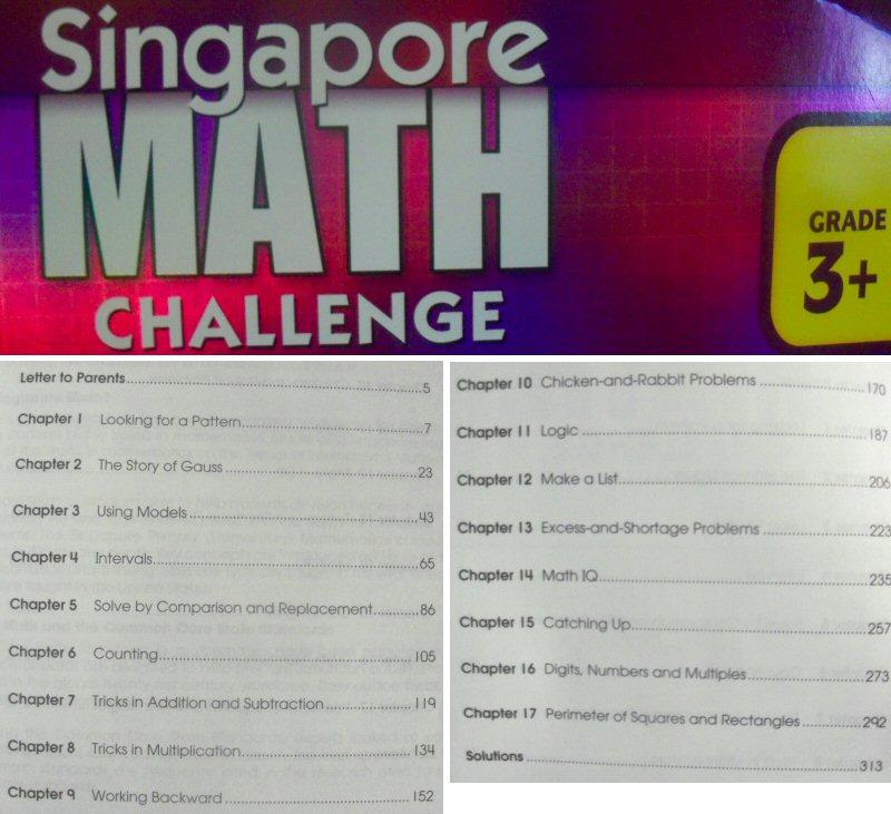 Amazon.com: Singapore Math Challenge 3rd Grade Workbooks, Singapore ...