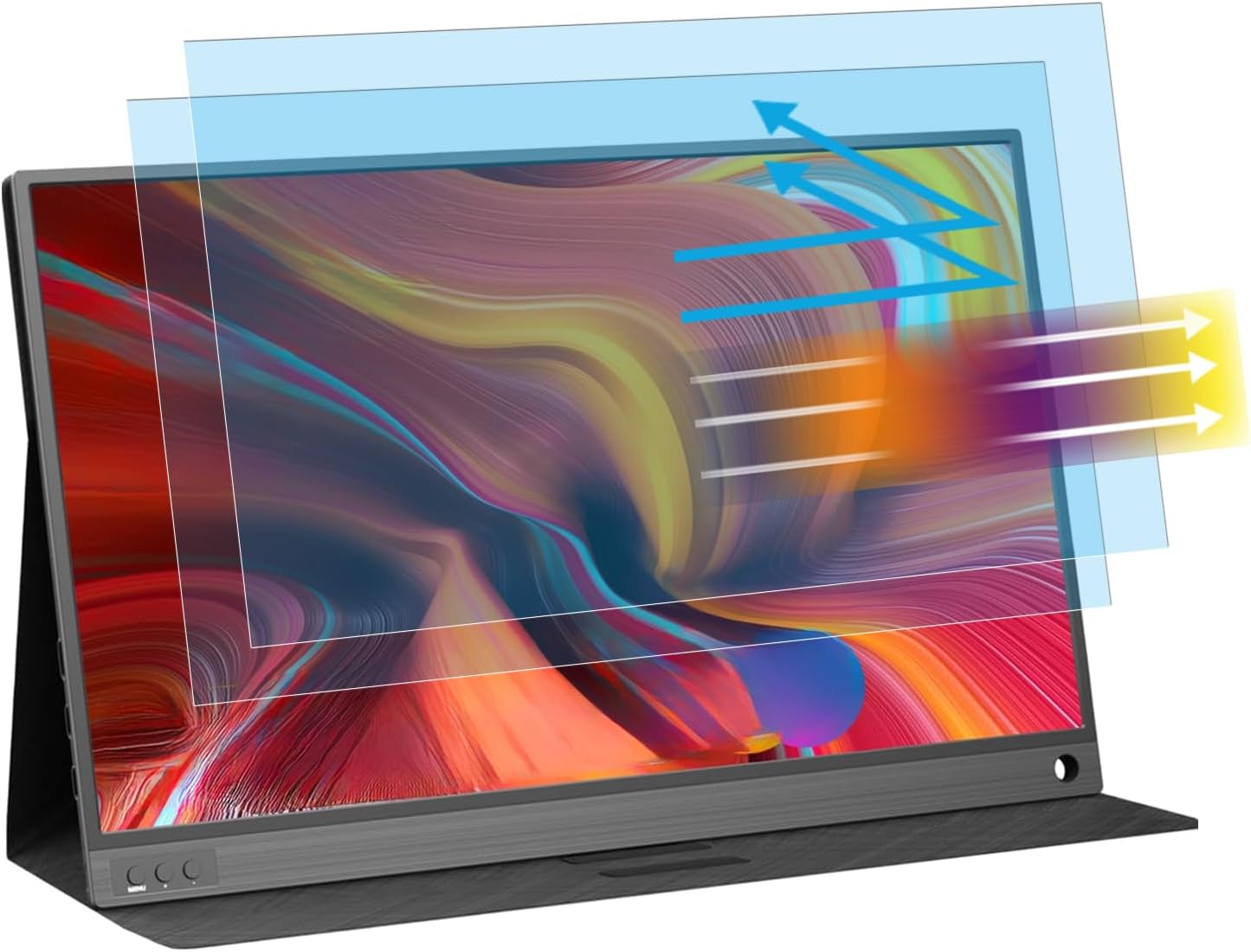 Amazon.com: MUBUY-GOL 2 Pack 15.6 Inch Portable Monitor Screen ...