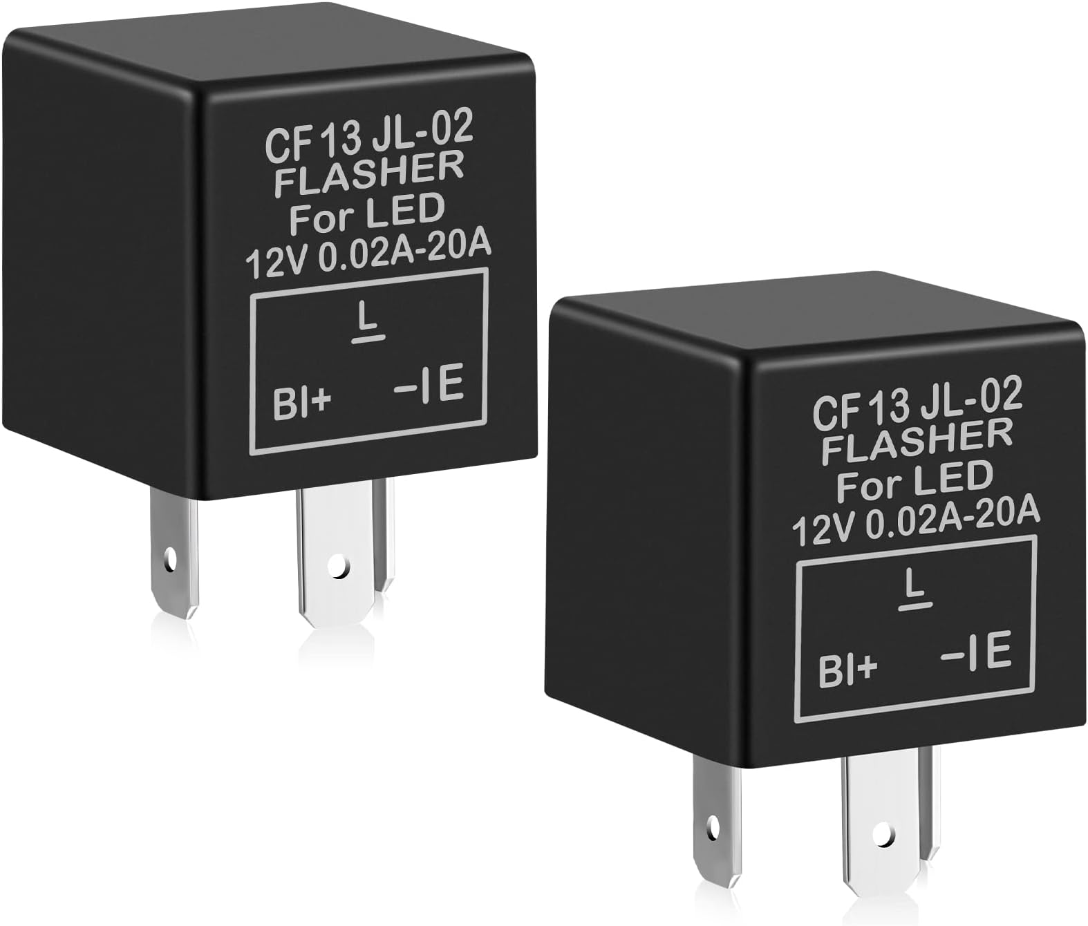 Amazon.com: 2 Pcs 3-Pin CF13 JL02 Electronic Flasher Relay LED Flasher ...
