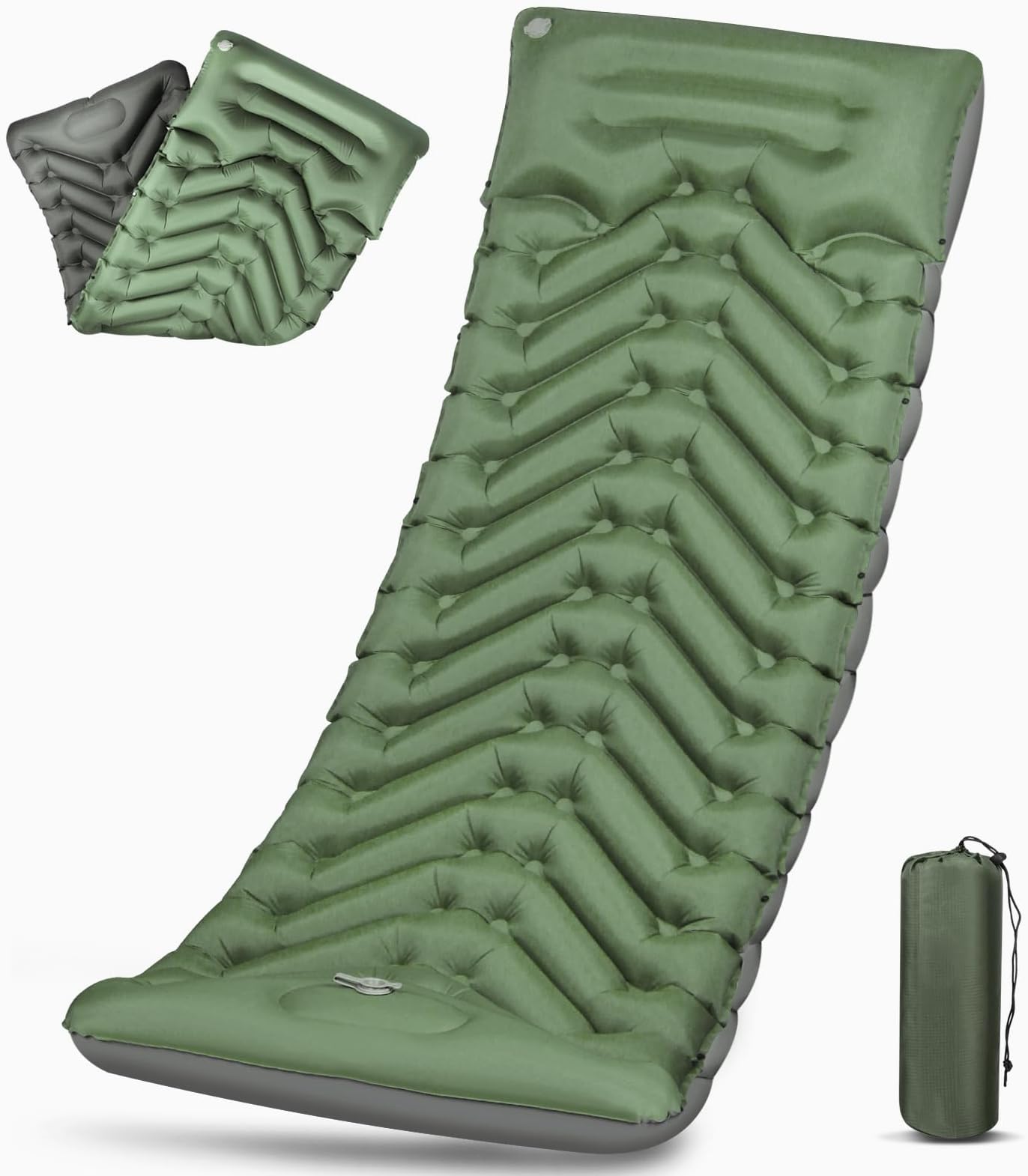 Amazon.com : GUKOSUMA Inflatable Sleeping Pad for Camping, Extra Thick ...